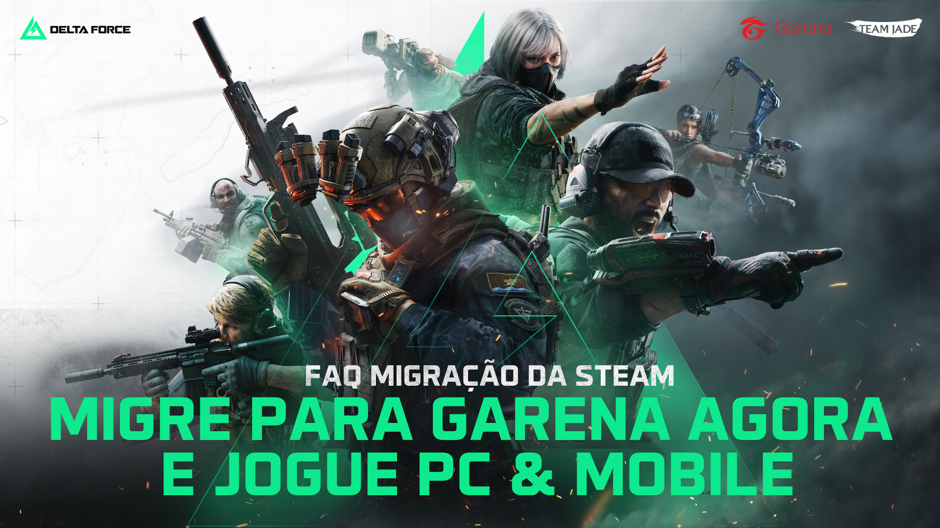 FAQ - Serviço de Transferência da Steam para o Garena Delta Force